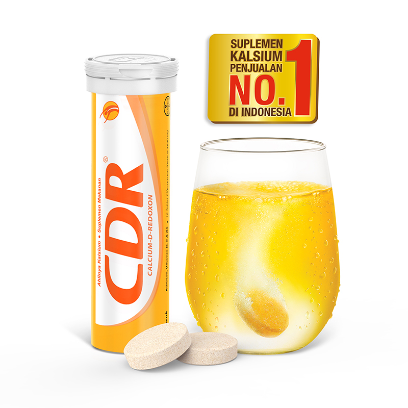 Jual CDR Sweet Orange Effervescent (1 botol @ 10 tablet) - HBHoz