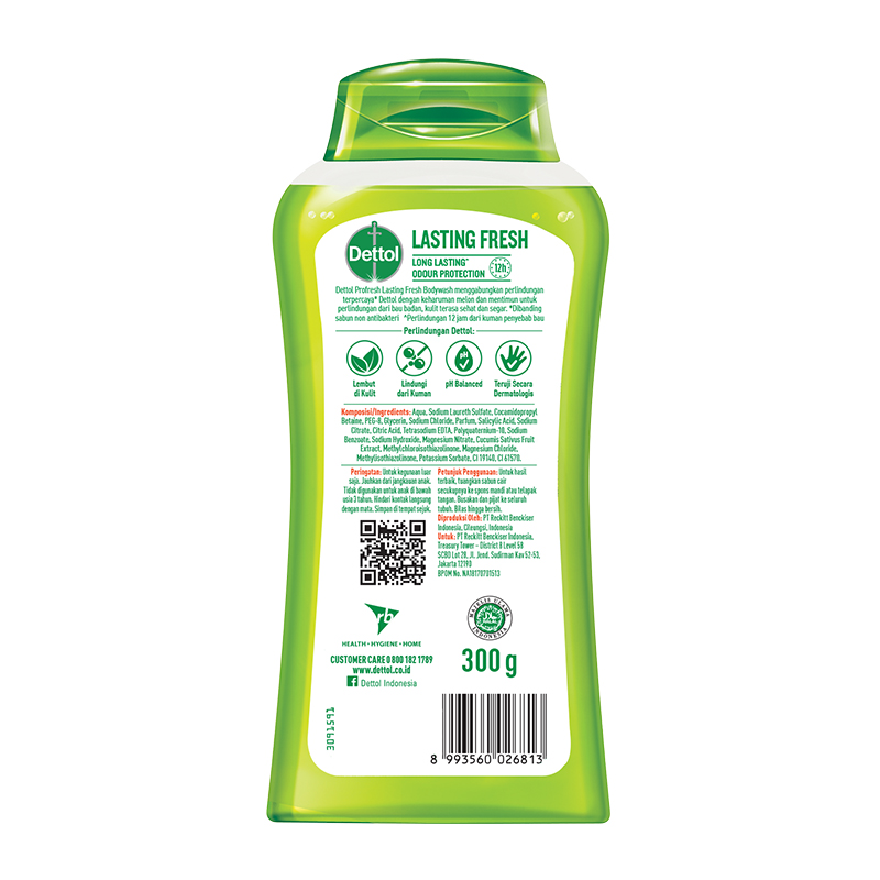 Jual Dettol Bottle Lasting Fresh 300gr - HBHoz