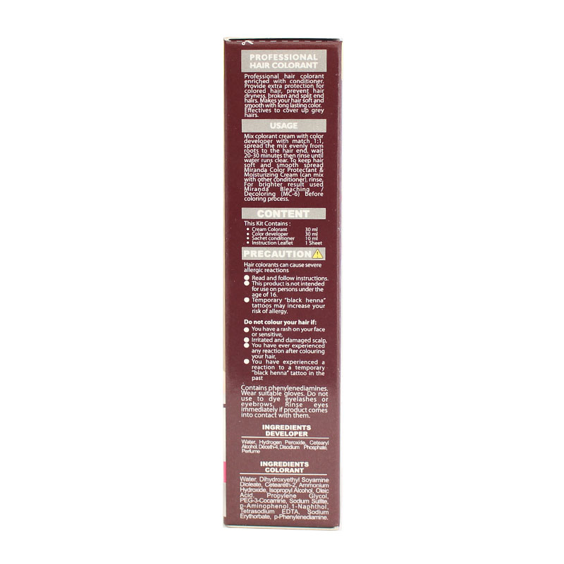 Jual Miranda Hair Color Brown 6.3 (MC-9) 30ml - HBHoz
