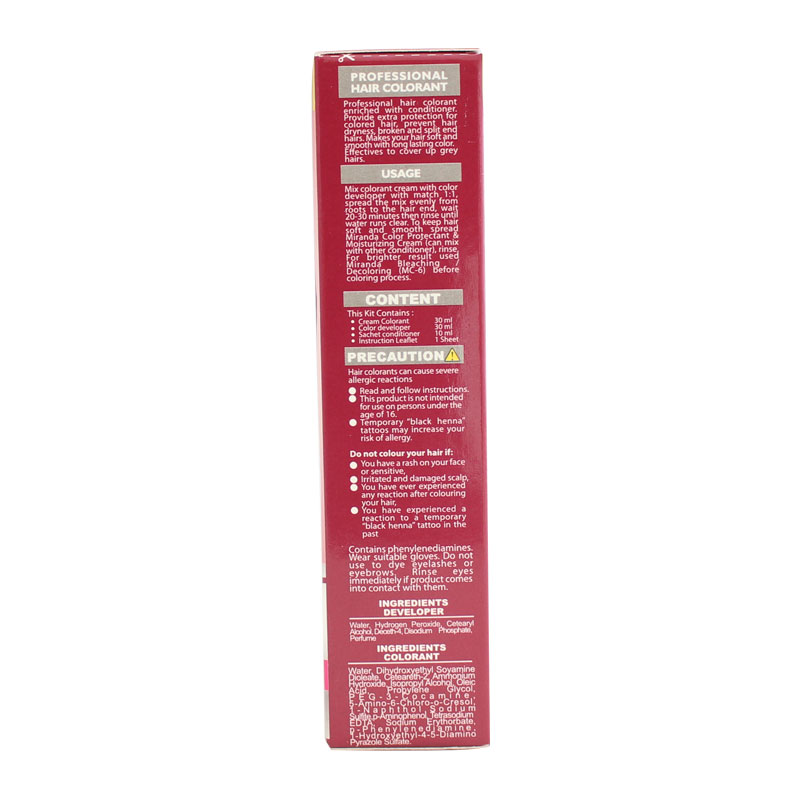 Jual Miranda Hair Color Red Scarlet (MC-10) 30ml - HBHoz
