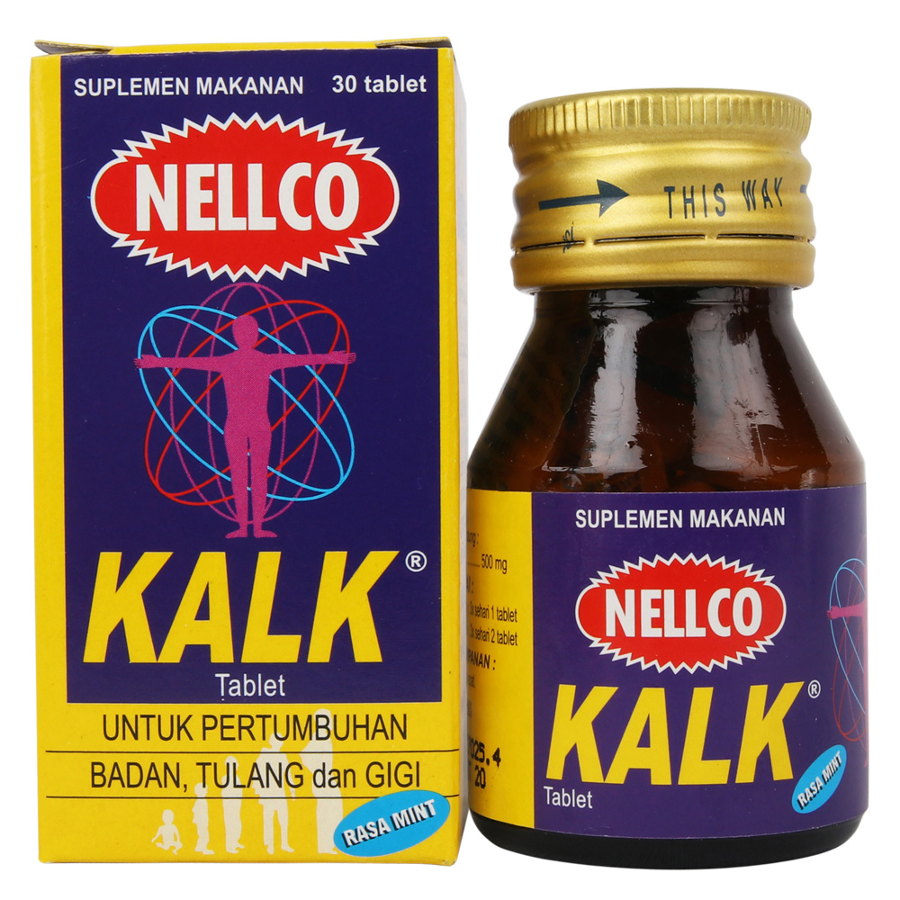 Jual NELLCO Kalk Tablet 30s - HBHoz