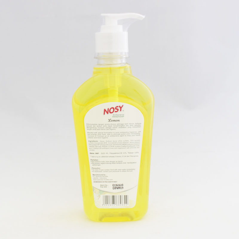 Jual Nosy Hand Soap Pump Lemon 420ml - HBHoz