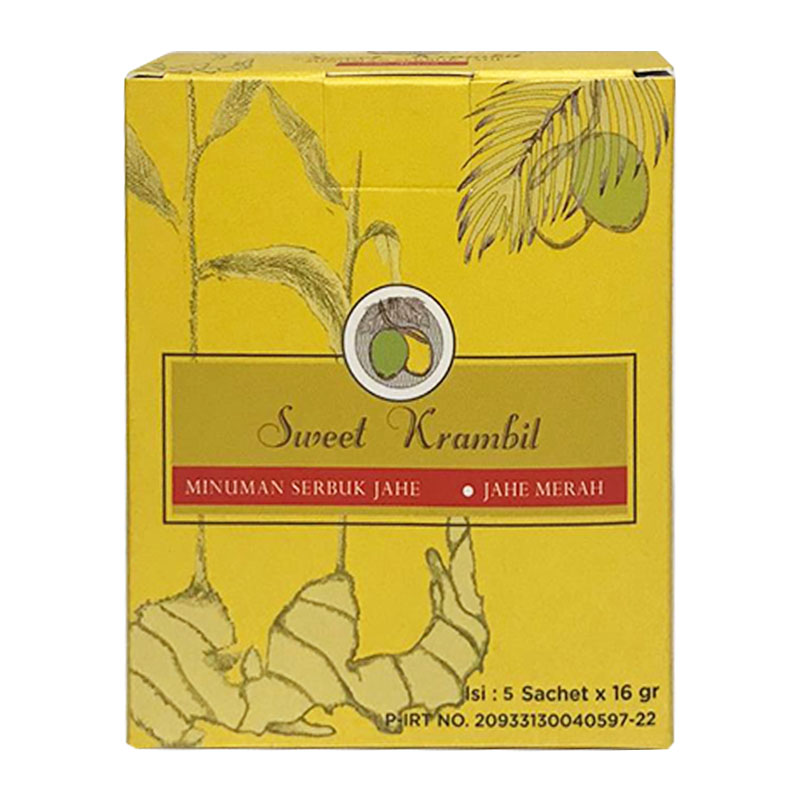 Jual Sweet Krambil Jahe Merah (5 Sachet @16gr) - HBHoz