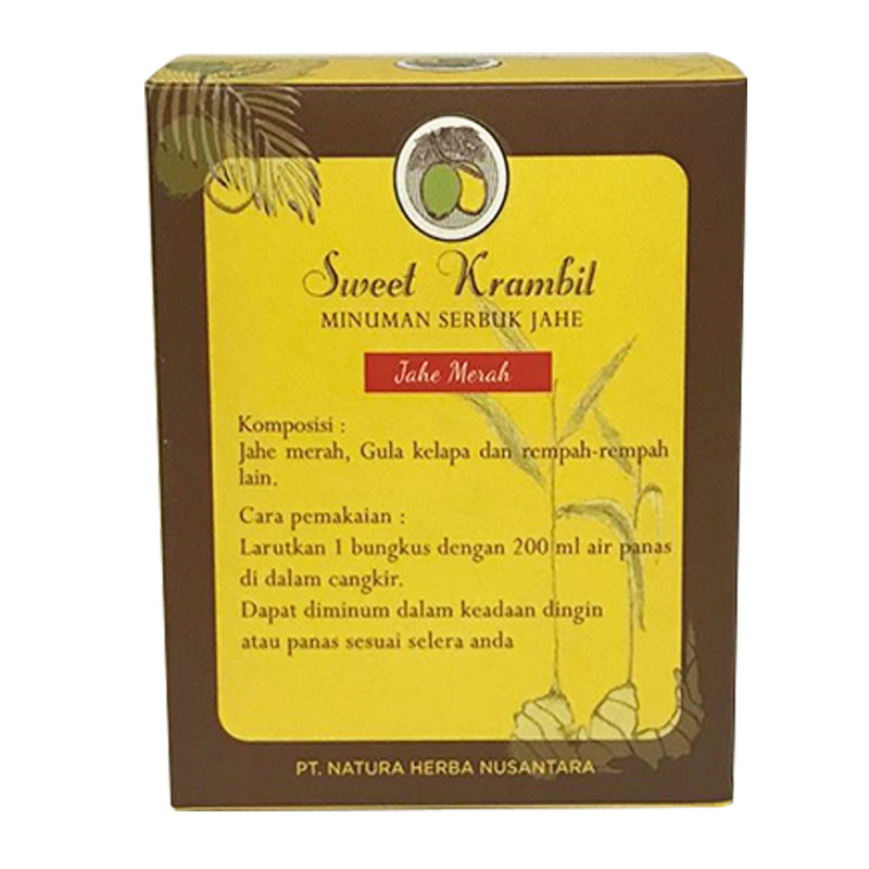 Jual Sweet Krambil Jahe Merah (5 Sachet @16gr) - HBHoz