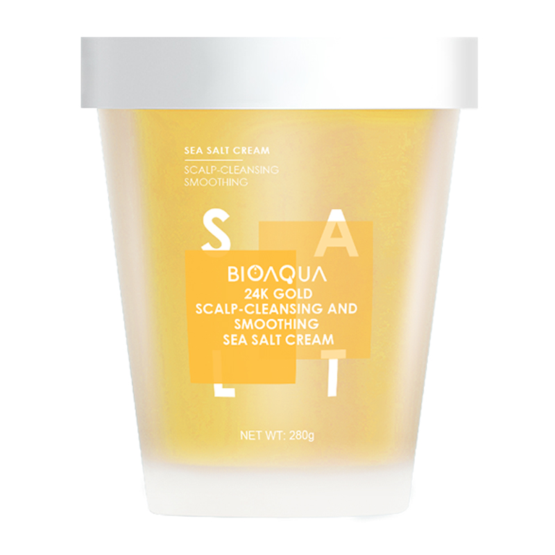 Jual Bioaqua 24K Gold Scalp-Cleansing And Smoothing Sea Salt Cream ...