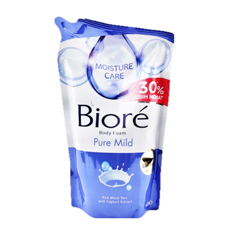 Jual Biore Body Foam Pure Mild Pouch 800ml - HBHoz