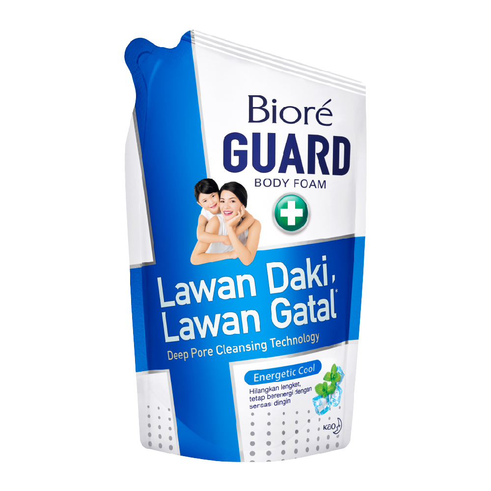 Jual Biore Guard Body Foam Energetic Cool Pouch 250ml - HBHoz