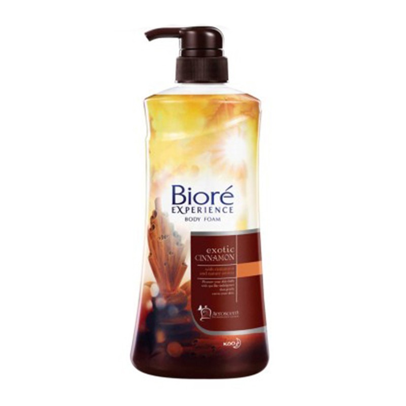 Jual Biore Experience Body Foam Exotic Cinnamon Pump 550ml - HBHoz