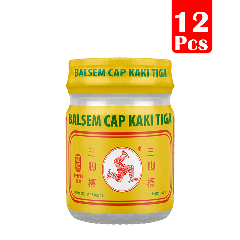 Jual Cap Kaki Tiga Balsem Box (12pcs @ 20gr) - HBHoz