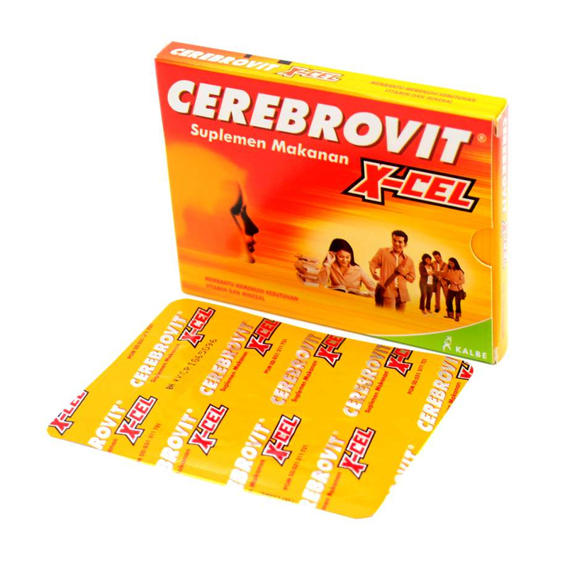 Jual Cerebrovit Xcel 10 Kapsul - HBHoz