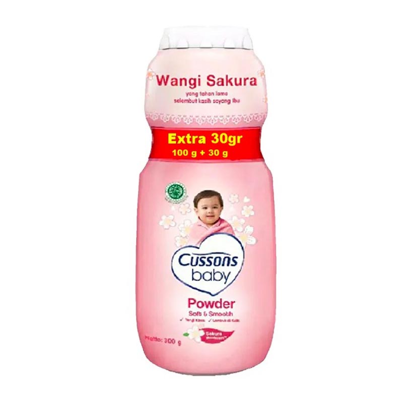 Jual Cussons Baby Powder Soft and Smooth Extra Fill 100gr+30gr - HBHoz