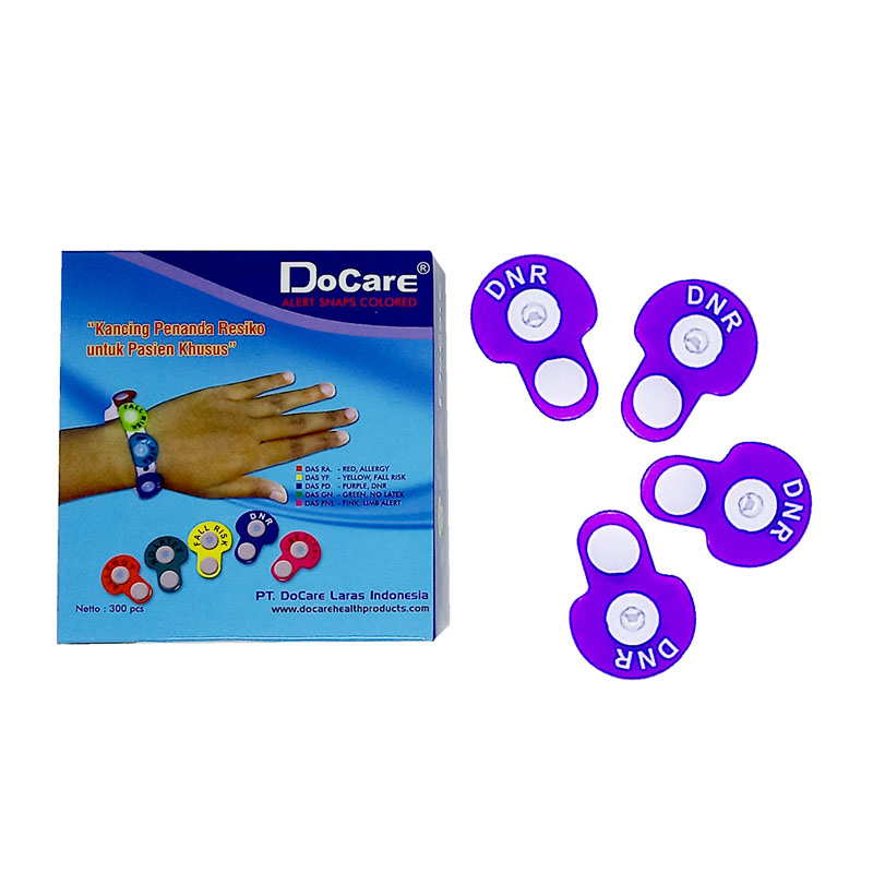 Jual DoCare Alert Snaps Purple DNR 300s - HBHoz
