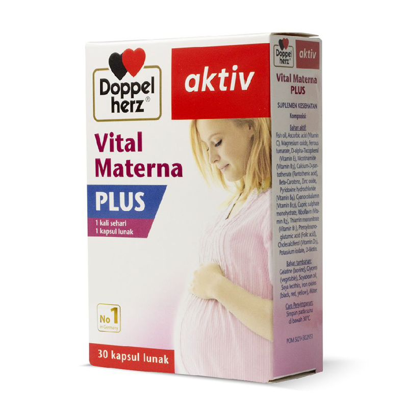 Jual Doppelherz Aktiv Vital Materna Plus 30 Kapsul - HBHoz
