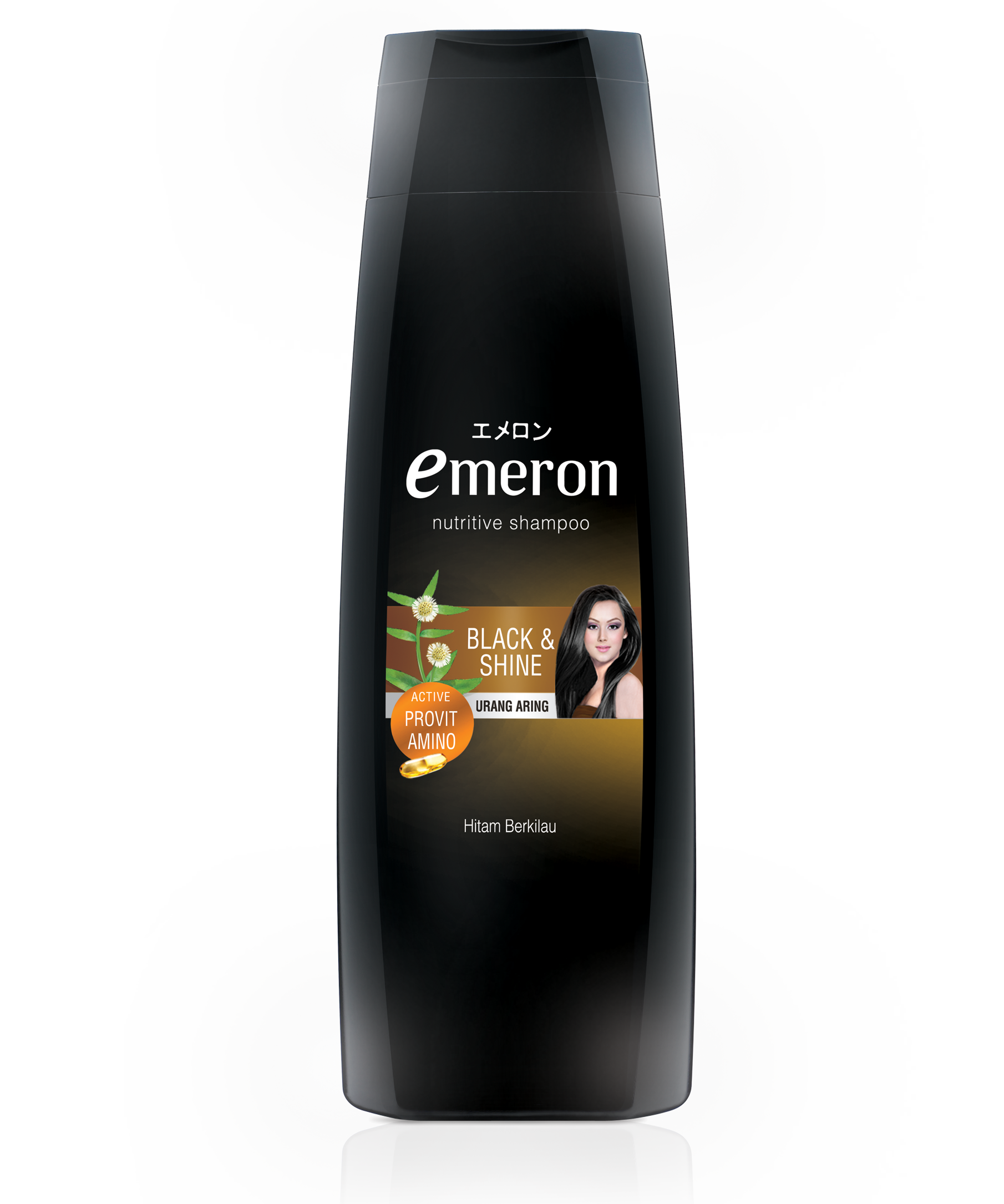Emeron Nutritive Shampoo Black Shine Urang Aring 170ml Gogobli