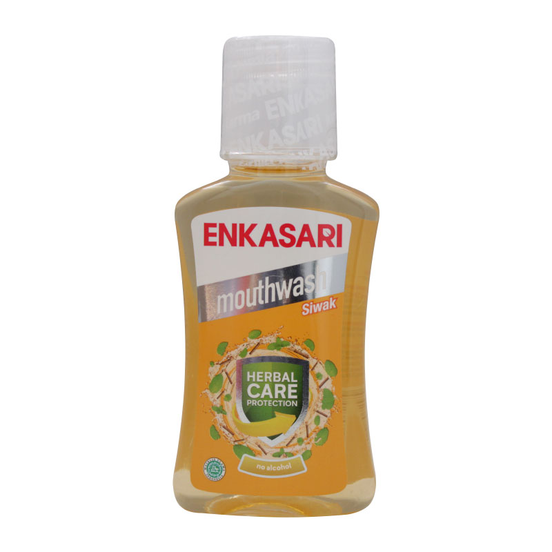 Jual Enkasari Mouthwash Herbalcare Protection Siwak 100ml - HBHoz