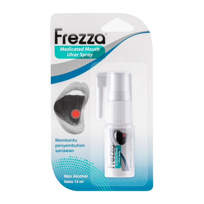 Jual Frezza Medicated Mouth Ulcer Spray 13ml - HBHoz