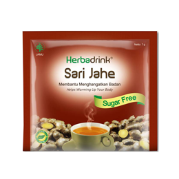 Jual Herbadrink Sari Jahe Sugar Free (5 sachet @7gr) - HBHoz