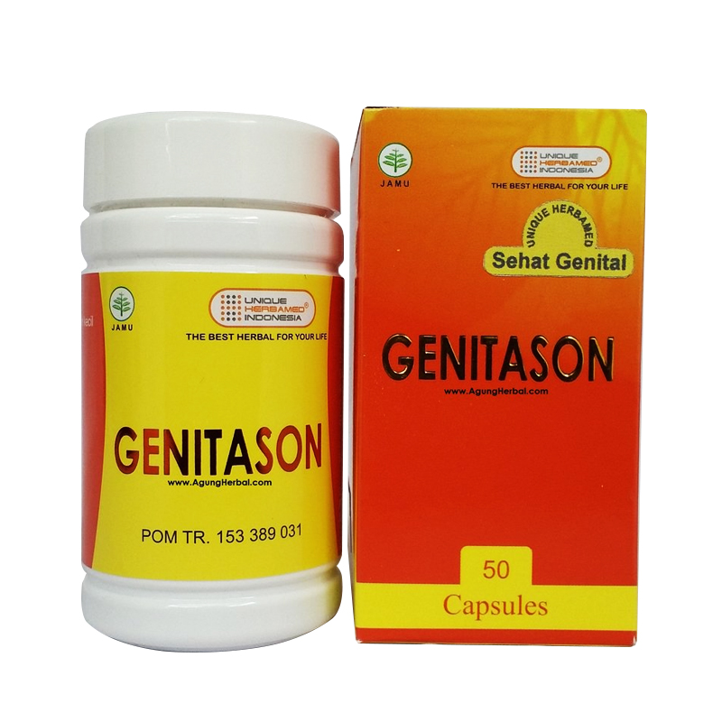 Jual Herbamed Genitason (50 Capsules @ 250mg) - HBHoz
