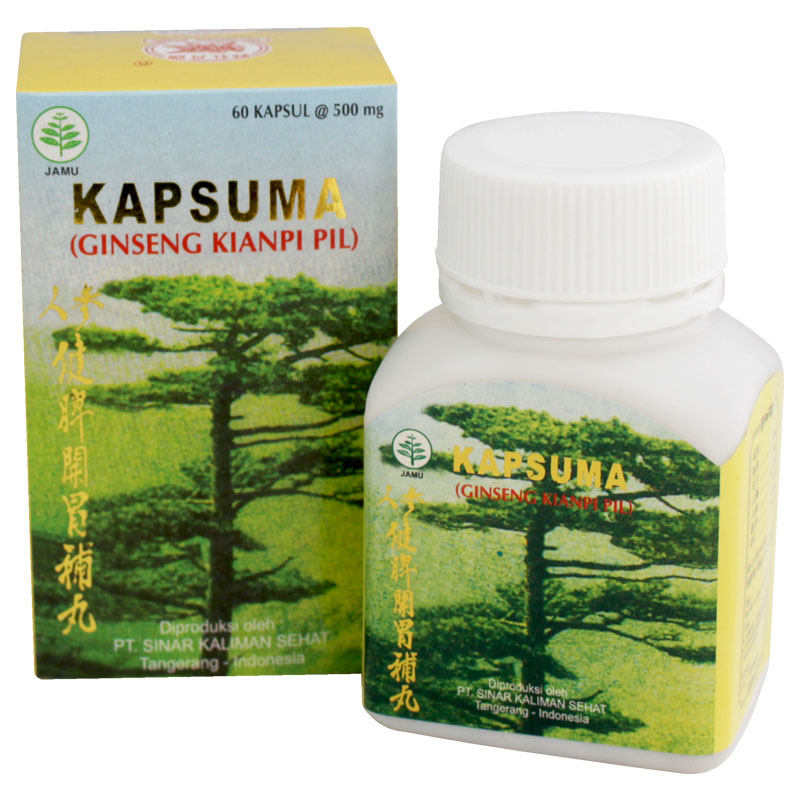 Jual Kapsuma Ginseng Kianpi Pil 60caps - HBHoz