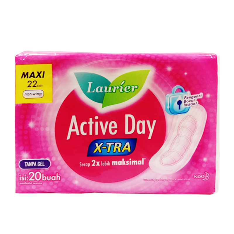Jual Laurier Active Day X-tra 20pcs - HBHoz