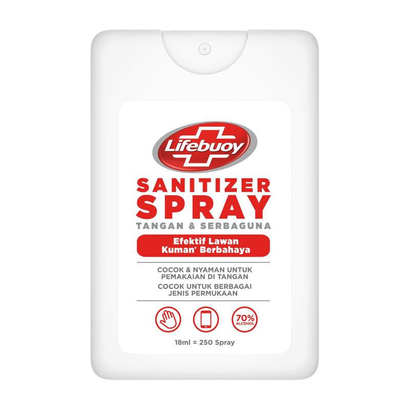 Jual Lifebuoy Hand Sanitizer Total 10 Spray 18ml - HBHoz