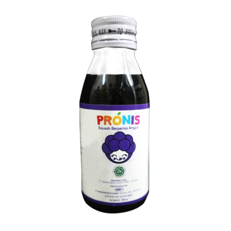 Jual Pronis Squash Berperisa Anggur 120ml - HBHoz