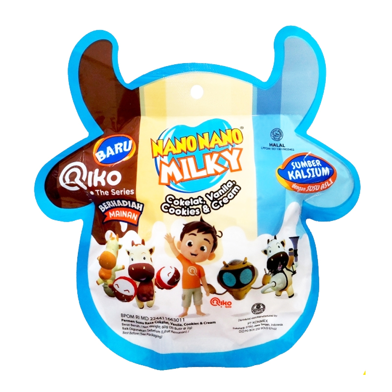 Jual Nano Nano Milky Assorted 30 Butir (Cokelat-Vanila-Cookies & Cream ...