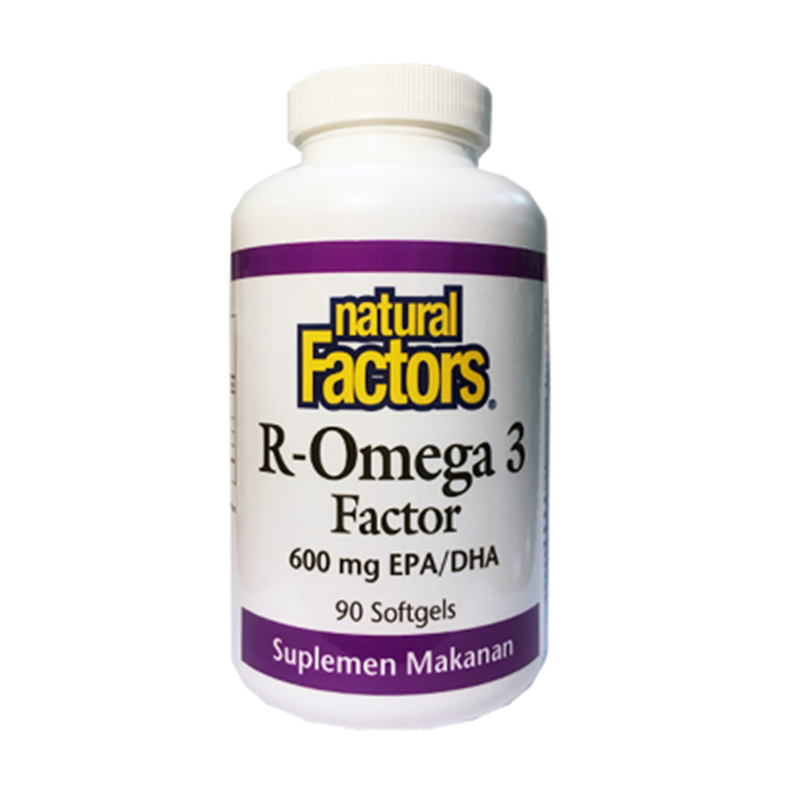 Jual Natural Factors R-Omega 3 Factor (90 Softgel) - HBHoz
