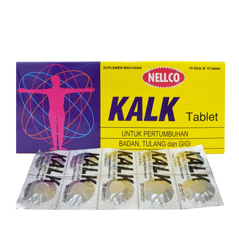 Jual Nellco Kalk Strip (10 Strips @10 Tablets) - HBHoz