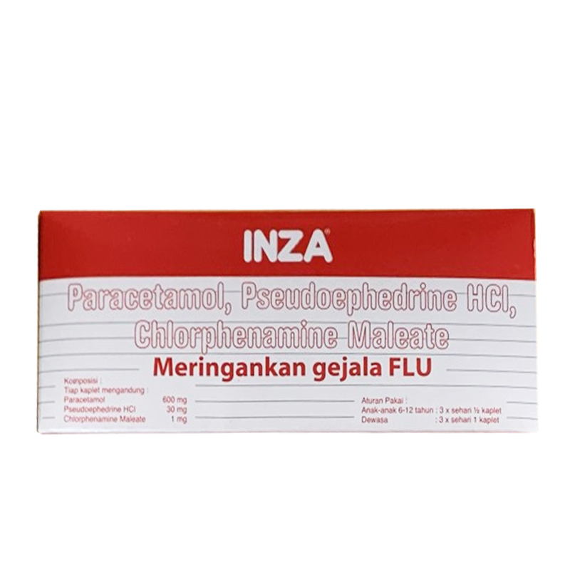 Jual Inza Kaplet Box (25 Strip @ 4 Kaplet) - HBHoz