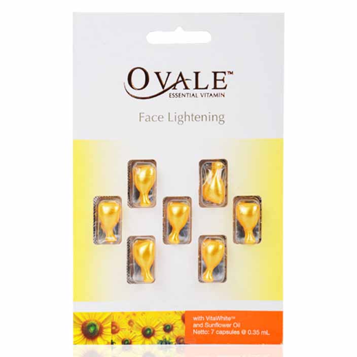Jual Ovale Essential Vitamin Face Lightening Blister 7 Kapsul - HBHoz