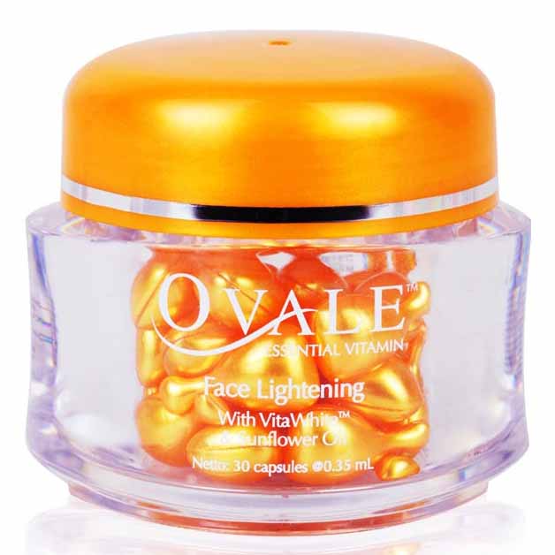 Jual Ovale Essential Vitamin Face Lightening Jar 30 Kapsul - HBHoz