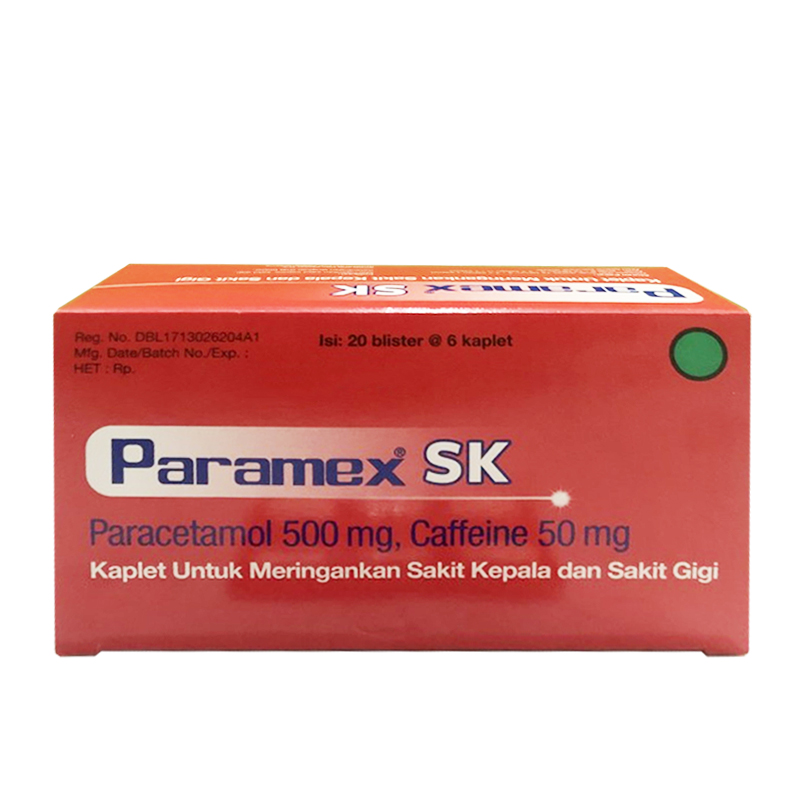 Jual Paramex SK Kaplet Box (20 Blister @ 6 Kaplet) (ED: Sep 25) - HBHoz