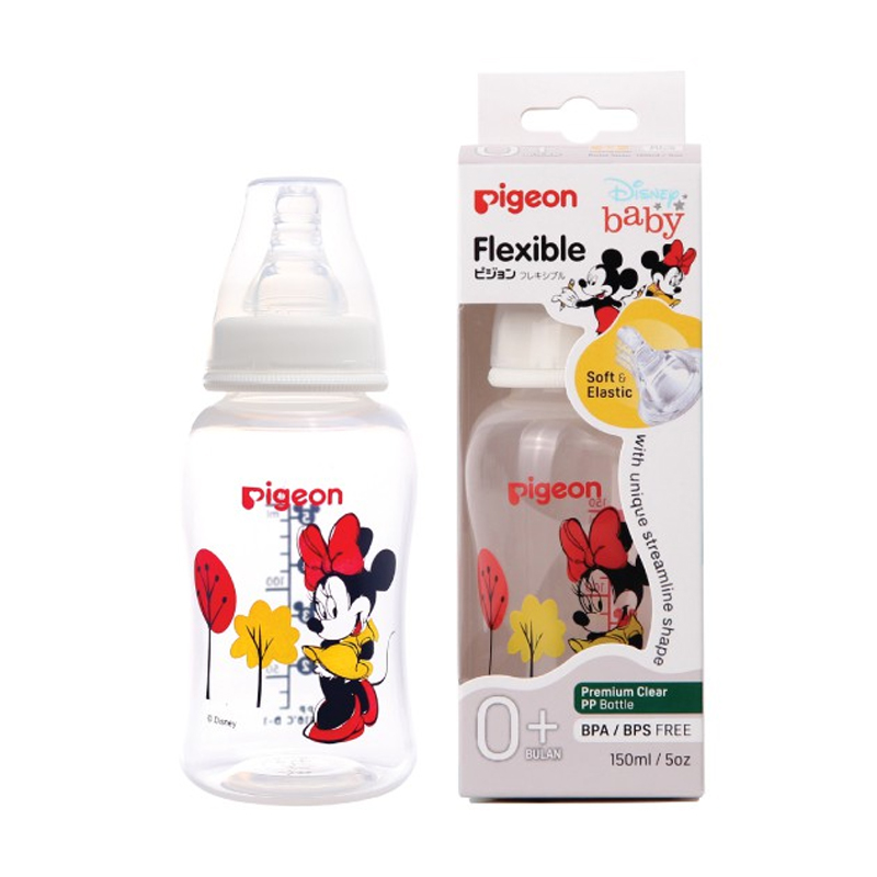 Jual Pigeon Botol PP Clear Streamline Nipple Type S Minnie 150ml - HBHoz