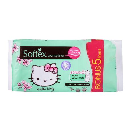 Jual Softex Pantyliner Forever Fresh Hello Kitty 25s - HBHoz