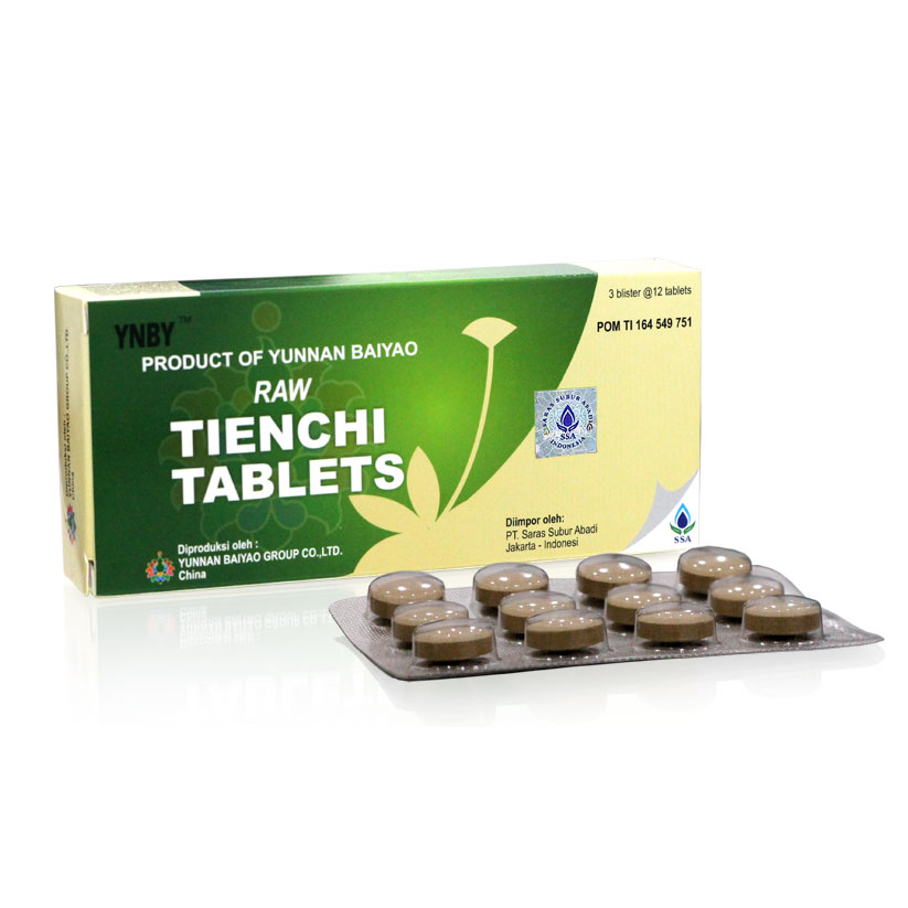 Jual Yunnan Baiyao Raw Tienchi Tablets 36s - HBHoz
