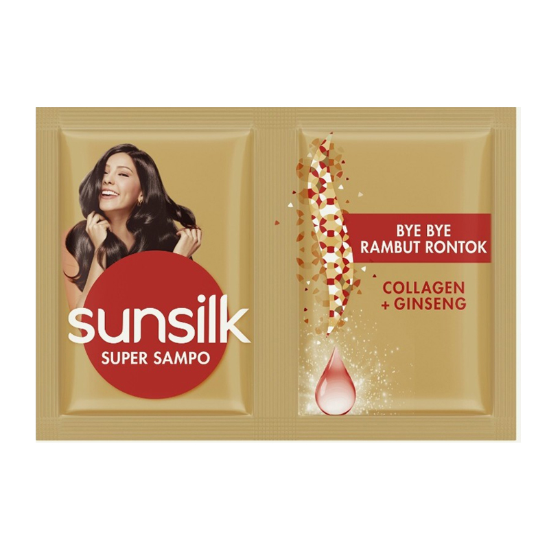 Jual Sunsilk Super Shampoo Bye Bye Rontok Sachet 9ml - HBHoz