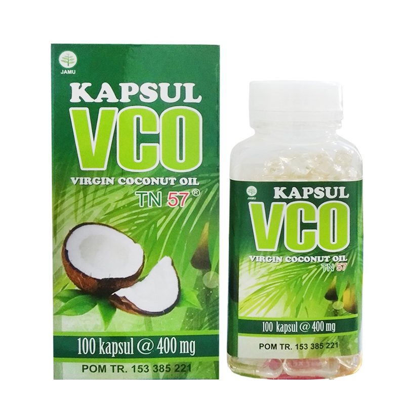 Jual Toga Kapsul VCO (100 kapsul @400mg) - HBHoz