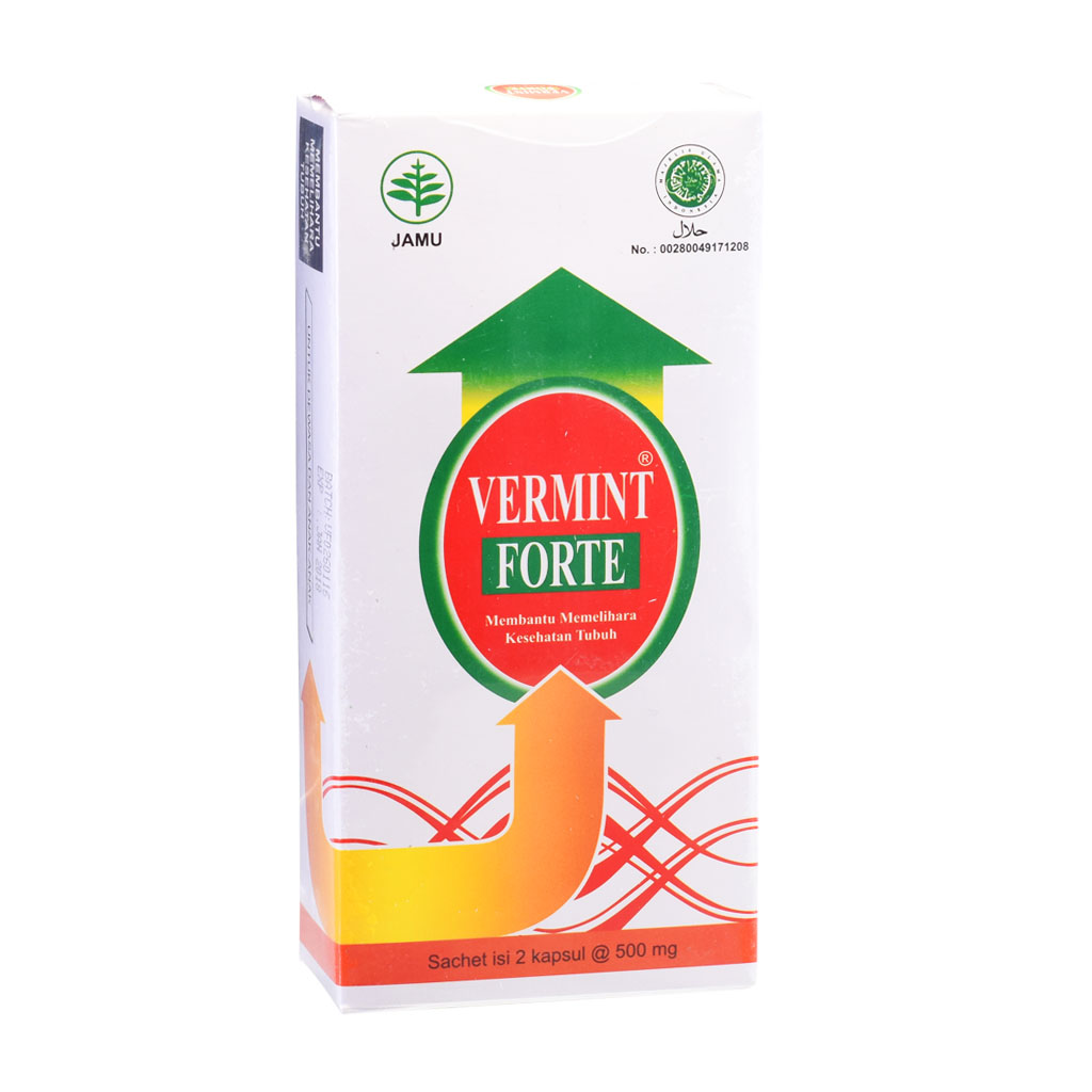 Jual Vermint Forte 30 Kapsul (ED: Jul 24) - HBHoz