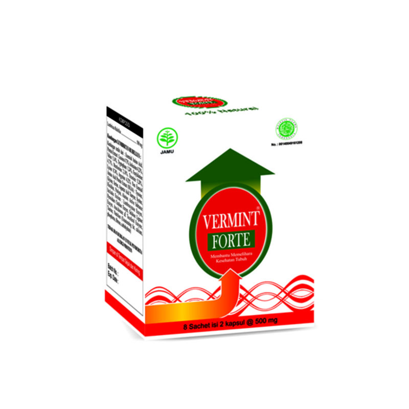 Jual Vermint Forte 16 Kapsul (ED: Apr 24) - HBHoz