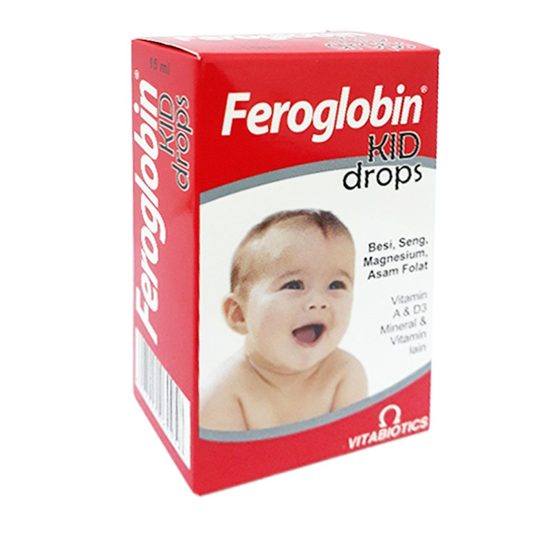 Jual Vitabiotics Feroglobin Kid Drops 15ml - HBHoz