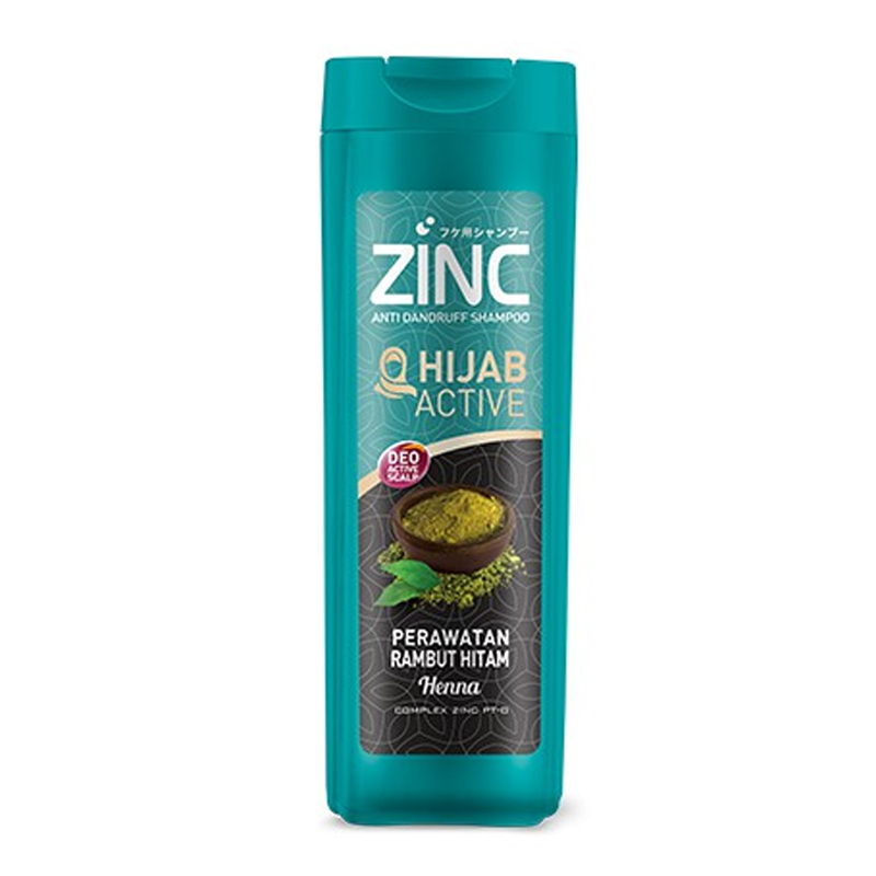Jual Zinc Hijab Active Perawatan Rambut Hitam Botol 340ml - HBHoz