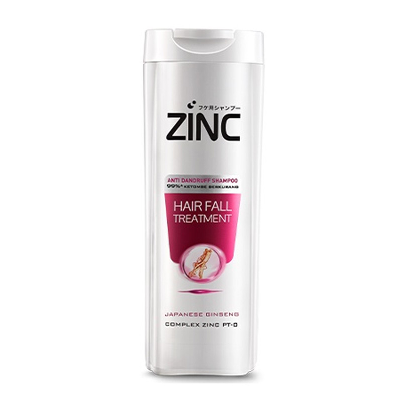 Jual Zinc Anti Dandruff Shampoo Hair Fall Treatment Botol 340ml - HBHoz