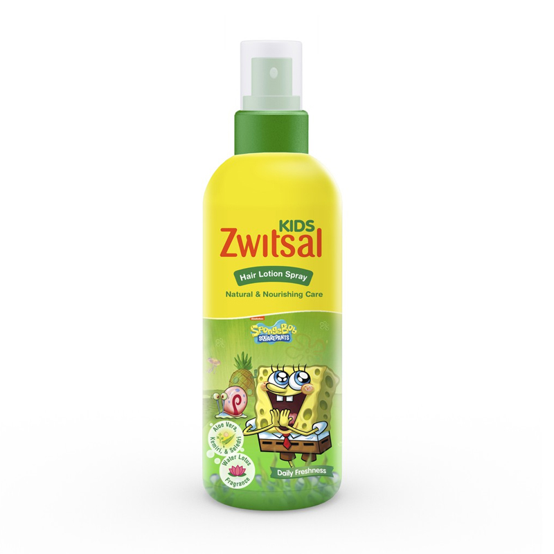 Jual Zwitsal Kids Hair Lotion Spray Natural and Nourishing Care Green 100ml HBHoz